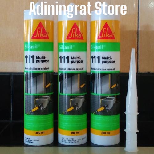 Jual SIKA SIKASIL 111 MULTI PURPOSE SEALANT CLEAR/BLACK/GREY/WHITE - Clear/Bening - Jakarta ...