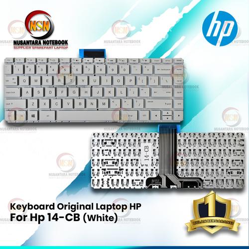 Jual Keyboard Original Laptop For HP 14-CB White Series - Kota Bandung ...