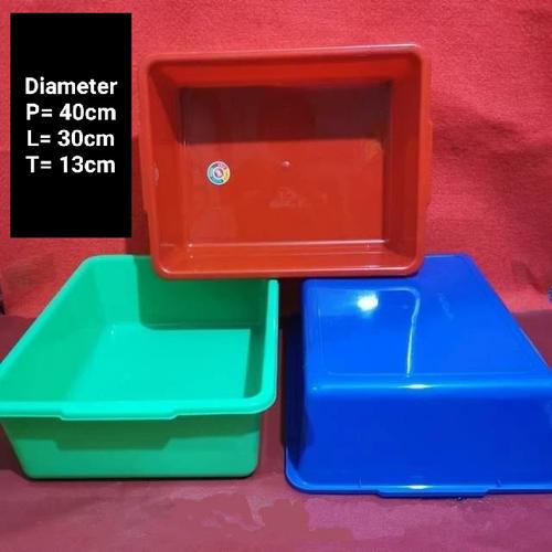 Jual baskom kotak plastik besar warna komet star diameter ±40x30x12cm ...