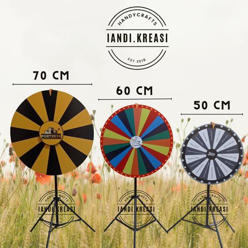 Promo Roda Putar /wheel of fortune /lucky spin/Roulette 50 cm ...