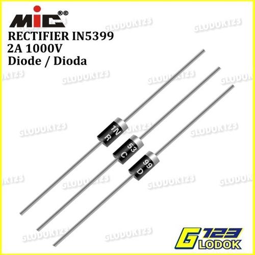 Jual Dioda Diode Rectifier DIP MIC IN5399 1N5399 1N IN 5399 2A 1000V ...