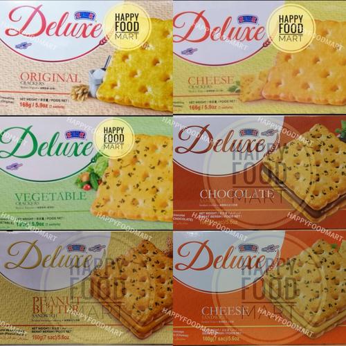 Jual KERK DELUXE CRACKERS 168G/CHEESE BISCUIT/VEGETABLE CRACKER/KEJU ...
