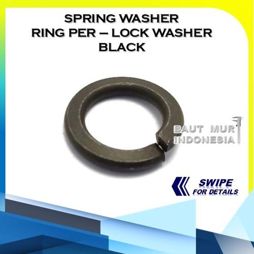 Jual SPRING WASHER RING PER BAJA HITAM M12 ISI 50 PCS - Kab. Bekasi ...