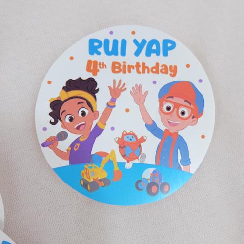 Jual Sticker Birthday Tempelan Ulang Tahun Pudding / Box - Blipihh ...