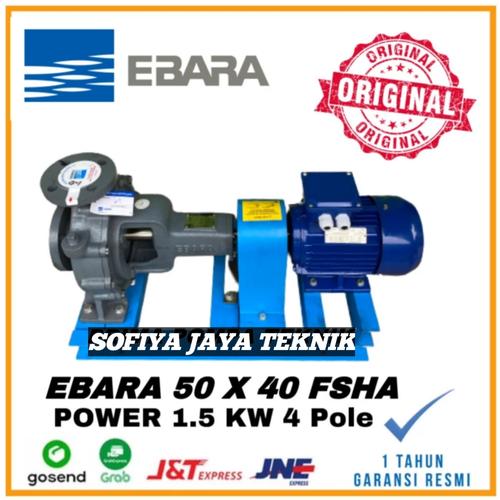 Jual pompa centrifugal ebara 50 X 40 FSHA Motor 1.5 KW 2 Hp 3Phase 4 Pole - Jakarta Barat ...