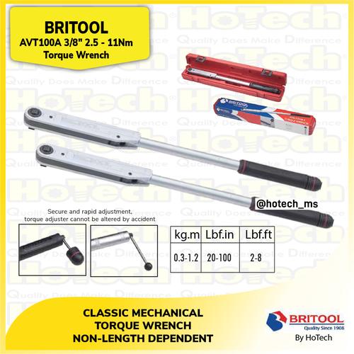 Jual Britool | AVT100A | AVT 100A Torque Wrench 3/8" | Kunci Moment 3/8 ...