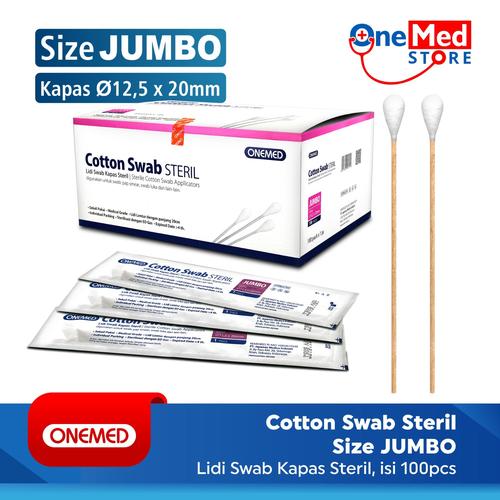 Jual Cotton Swab Steril Jumbo isi 100pcs - Jakarta Pusat - Onemed ...
