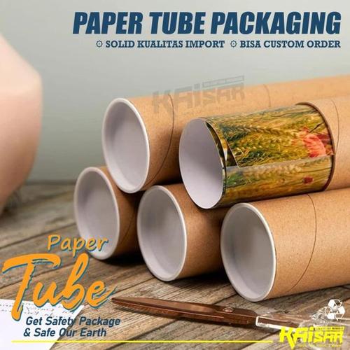 Jual selongsong kertas paper tube untuk packing free tutup putih - 20 ...