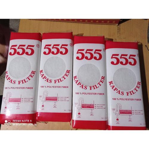 Jual Kapas Filter Aquarium 555 Kapas 555 Busa FIlter 555 Original ...