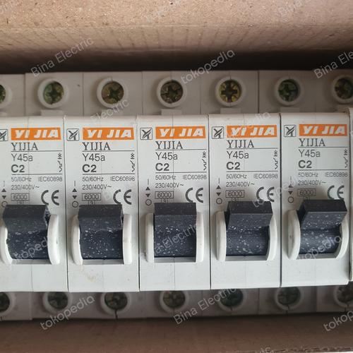 Jual MCB YIJIA Y45a 2A 1P / MCB YI JIA Y45A C2 2 Ampere 1 Pole - Jakarta Pusat - Bina Electric ...