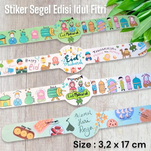 Jual Seal Sticker Idul Fitri Label Stiker Hiasan Box Toples Kue Lebaran ...