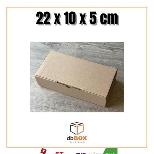 Jual kardus 22x10x5 cm | box die cut dan easy usage | box kue | box ...