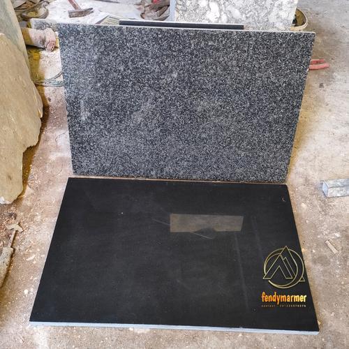 Jual Lembaran lantai andesit/granit hitam dan impala polish kilap 60x40 ...