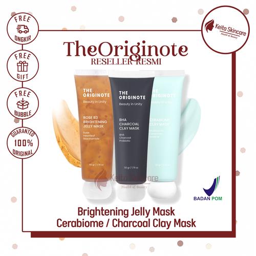Promo The Originote Charcoal / Cerabiome Clay Mask | Brightening Jelly ...