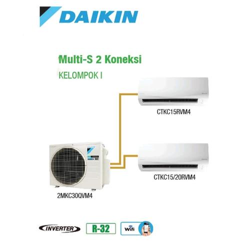Jual AC Multi Split Combo Split Daikin 2MKC30RVM (1/2PK + 1/2PK) - Kota Bandung - Toko AC EAM ...