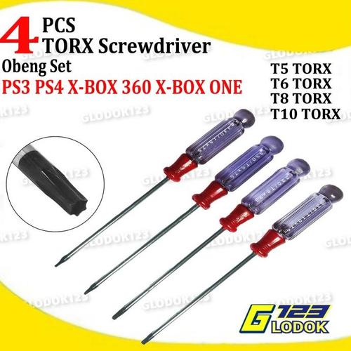 Jual Obeng Set TORX Bintang T5 T6 T8 T10 Computer PC Laptop PS3 PS4 ...