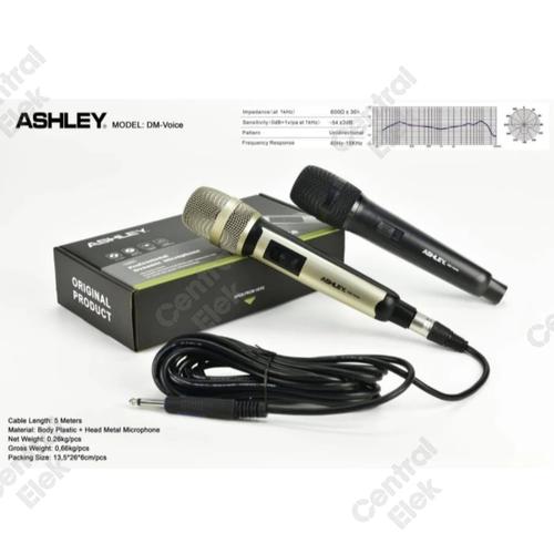 Jual Mic kabel ashley dm-voice original ashley dm voice dynamic ...