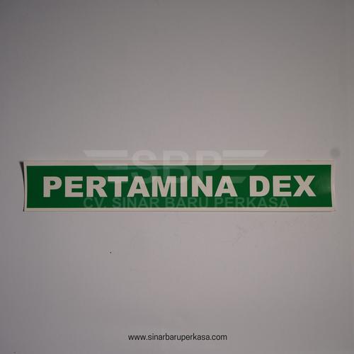 Jual STICKER PRODUK PERTAMINA DEX (PERTADEX) - Kota Surabaya - Sinar ...