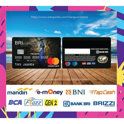 Jual EMONEY ETOLL KARTU BRI PREMIUM CREDITCARD MANDIRI BRI BNI BCA 2 ...