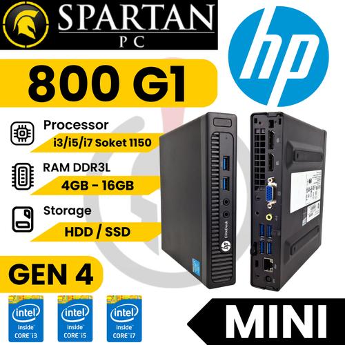Jual HP EliteDesk 800 / 600 / 400 G1 PC Tiny Core i3 / i5 / i7 Gen 4 ...