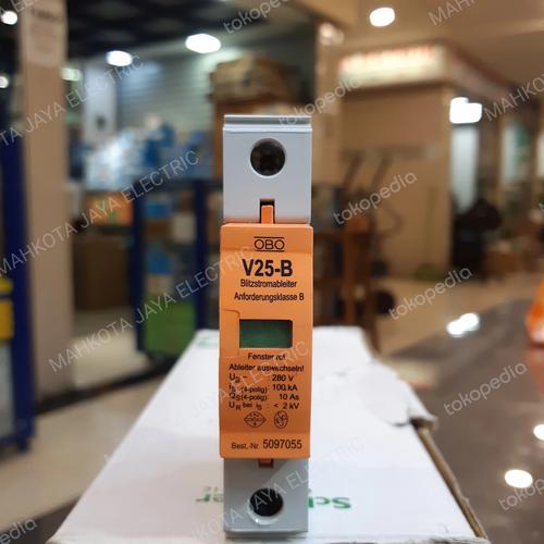 Jual SURGE ARRESTER OBO V25-B 1 PHASE 280Vac 100kA NEW - Jakarta Pusat ...