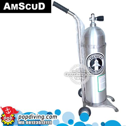 Jual Amscud Luxfer 80 cuft Scuba Tank Troli Stainless Tabung Selam ...