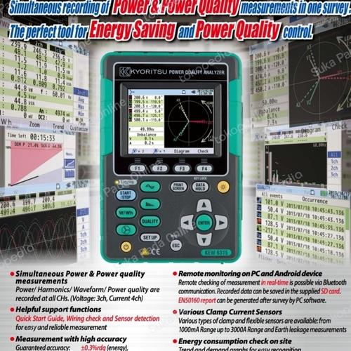 Jual Kyoritsu Kew 6315 03 Original Power Quality Meter - Jakarta Pusat ...