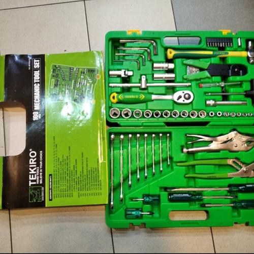 Jual TEKIRO TOOLS SET MEKANIK BOX (100pcs) plastik - Jakarta Barat ...