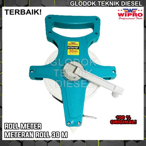 Jual Wipro Roll Meter Meteran Rol Tancap 30 Meter Measuring Tape Pita ...