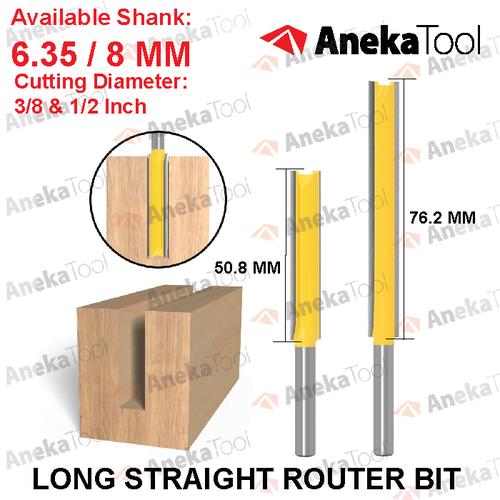 Jual AT Mata Profil Router Lurus Panjang Long Straight Router Bit - 8mm ...
