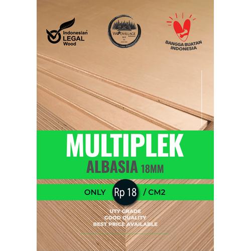 Jual Custom Triplek / Multiplek / Plywood Albasia / Sengon 18mm 18 mm ...