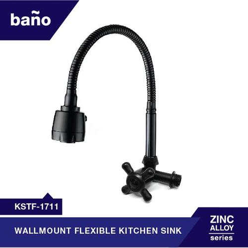 Jual KSTF 1711 Keran Air Angsa Fleksibel Tembok Hitam BANO Kran BCP 2 ...