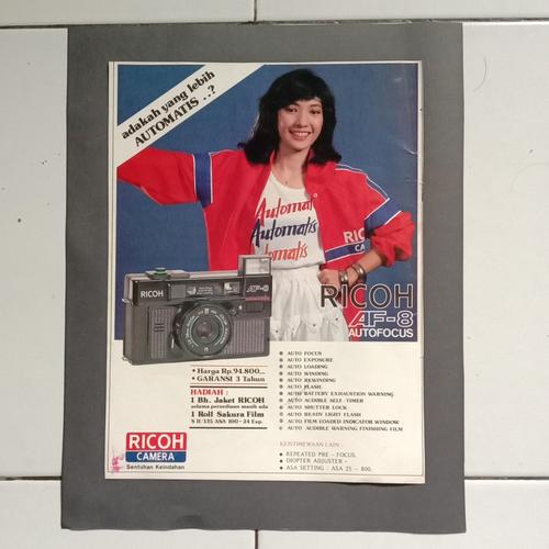 Jual iklan warna kamera Ricoh potongan majalah jadul kuno lawas - Kota ...