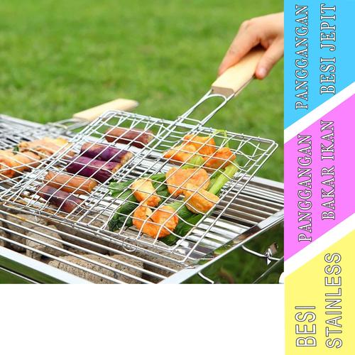Promo Panggangan Besi Stainless- Panggangan Jepit- Panggangan Bakar ...