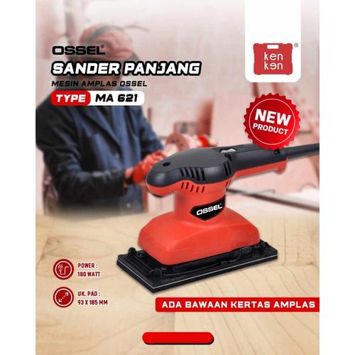 Jual OSSEL Mesin Sander Amplas Kayu Panjang Finishing Sander MA621 ...