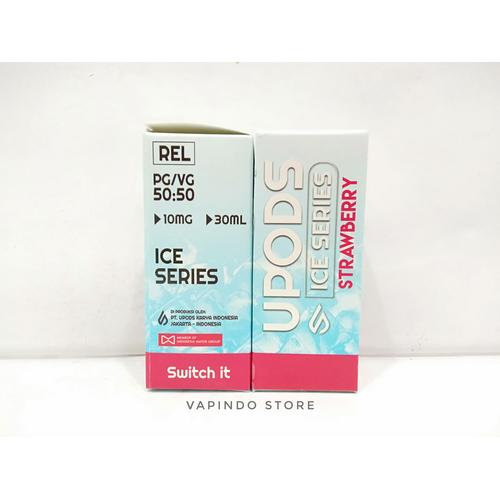 Jual ICE SERIES SALT UPODS STRAWBERRY 30ML NIC 10MG SALTNIC SWITCH IT ...