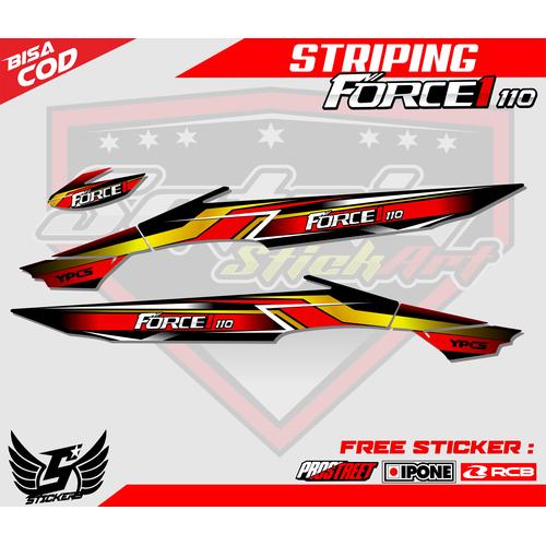 Jual STRIPING VARIASI FORCE ONE / STICKER LIST MOTOR YAMAHA FORCE ...