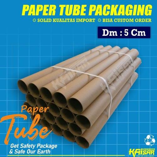 Jual tabung kardus selongsong packing dm 5 cm / paper core tube karton ...