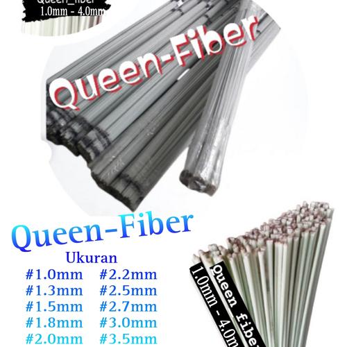 Jual Fiber putih susu stik 1mter per iket 1mm 1.3mm 1.5mm 1.8mm 2mm - 3 ...