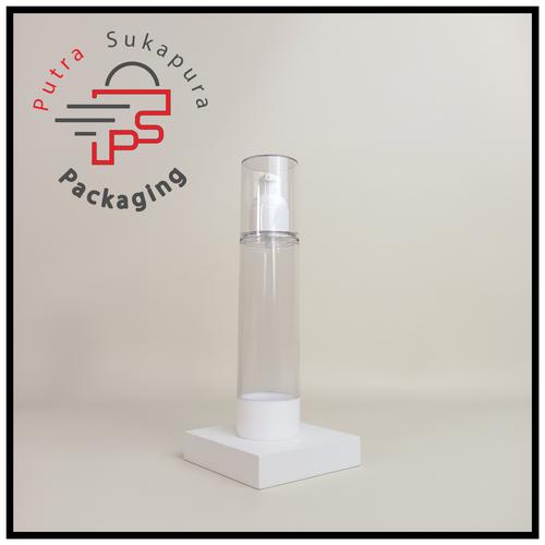 Jual botol airless pump 100ml bening Acrylic import - A-TM-100 - Kab ...