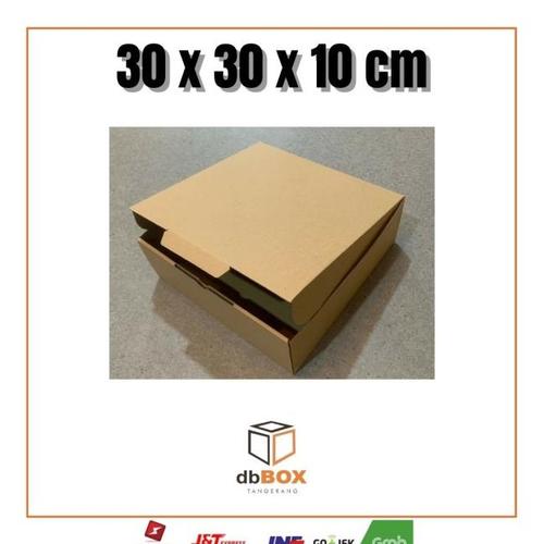 Jual kardus 30x30x10 cm | box die cut dan easy usage | box pizza ...