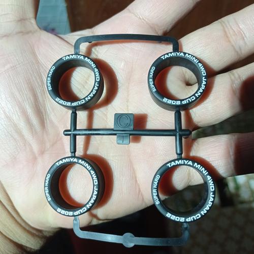 Jual ban tamiya super hard medium low profile tire loose kit part ...