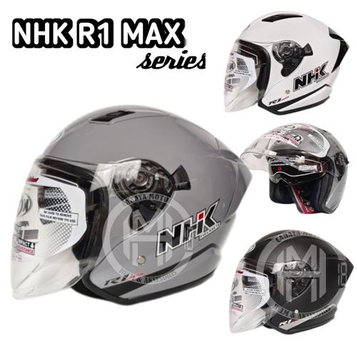 Jual HELM NHK R1 MAX SOLID series|HALF FACE - Putih, M - Kota Tangerang ...