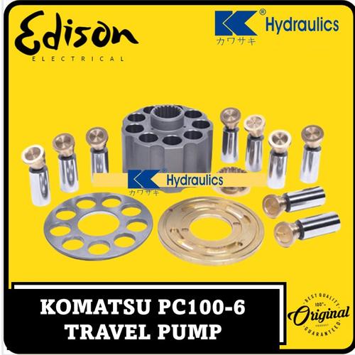 Jual KOMATSU PC100F-6 PC100-6 PC100-5 Travel Pump Block PIston Valve Plate Retainer Ball Guide ...