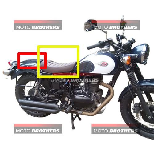 Jual PAKET SINGLE SEAT JOK JOG W250 W 250 ESTRELLA - Jok Cokelat ...