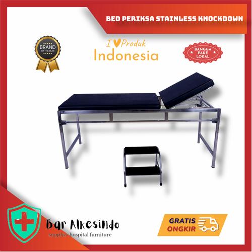 Jual bed periksa pasien stainless | meja periksa klinik stainless - Kab ...