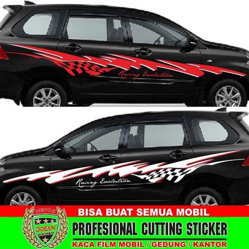 Jual cutting sticker body avanza xenia rush terios calya sigra ertiga ...