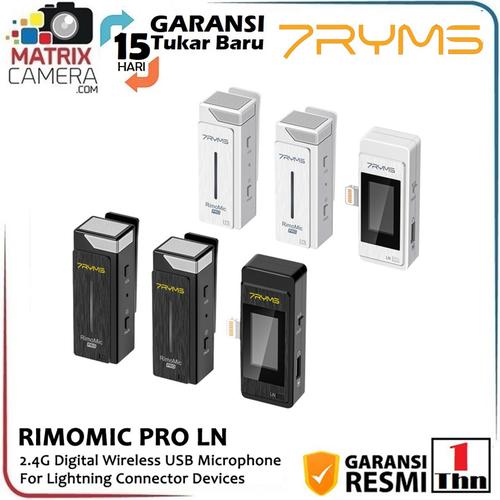 Promo 7RYMS RimoMic Pro LN 2.4G Digital Wireless Microphone for iOS ...