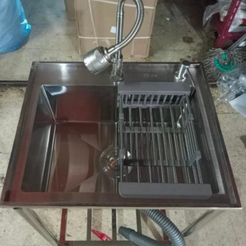 Jual Kitchen sink portabel 7545 stainless / Kaki meja kitchen sink ...