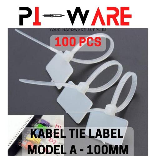 Jual Cable Ties Tie Zip Pengikat Kabel Dengan Tag Label Penanda Warna ...